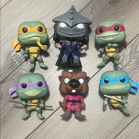 Funko | Toys | Funko Tmnt Action Figure Collection Green Purple Red ...
